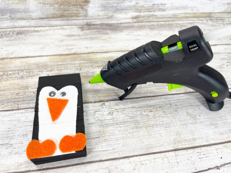 Dollar Store Tumbling Tower Penguin Craft - Mom Does Reviews
