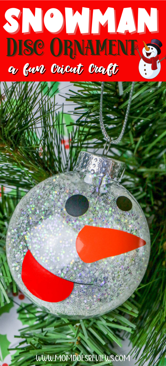 Make a Snowman Disc Ornament - Mom Does Reviews