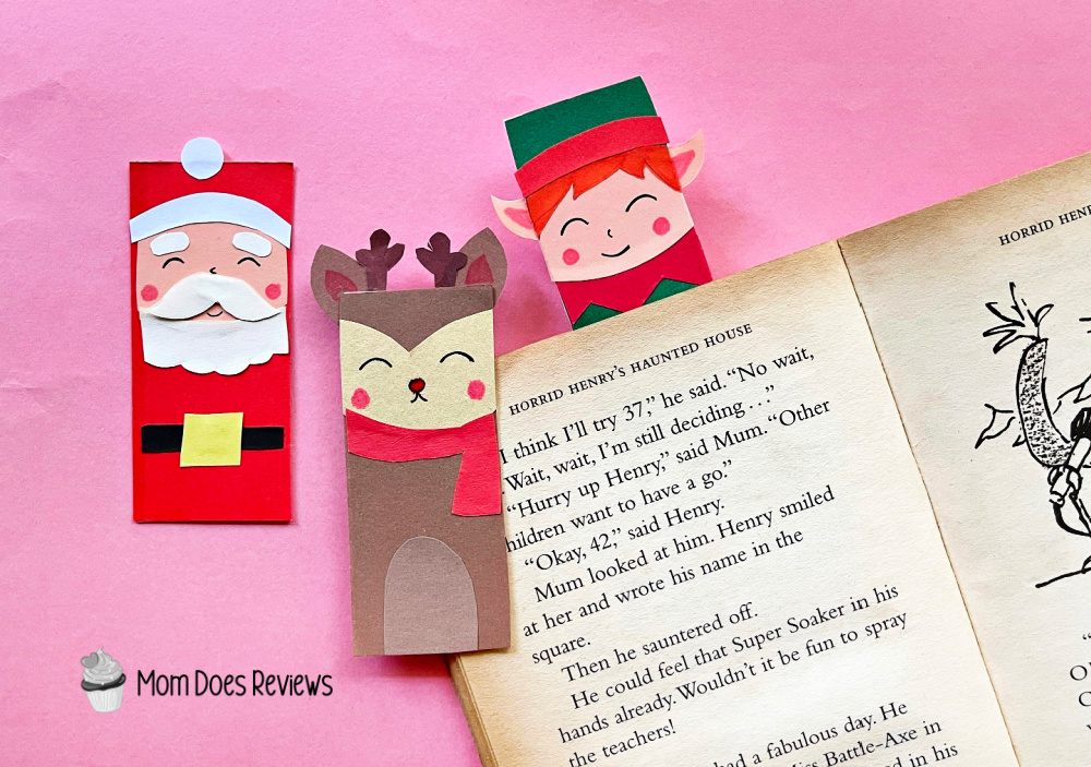 Fun and Easy Christmas Bookmark Crafts - Mom Does Reviews