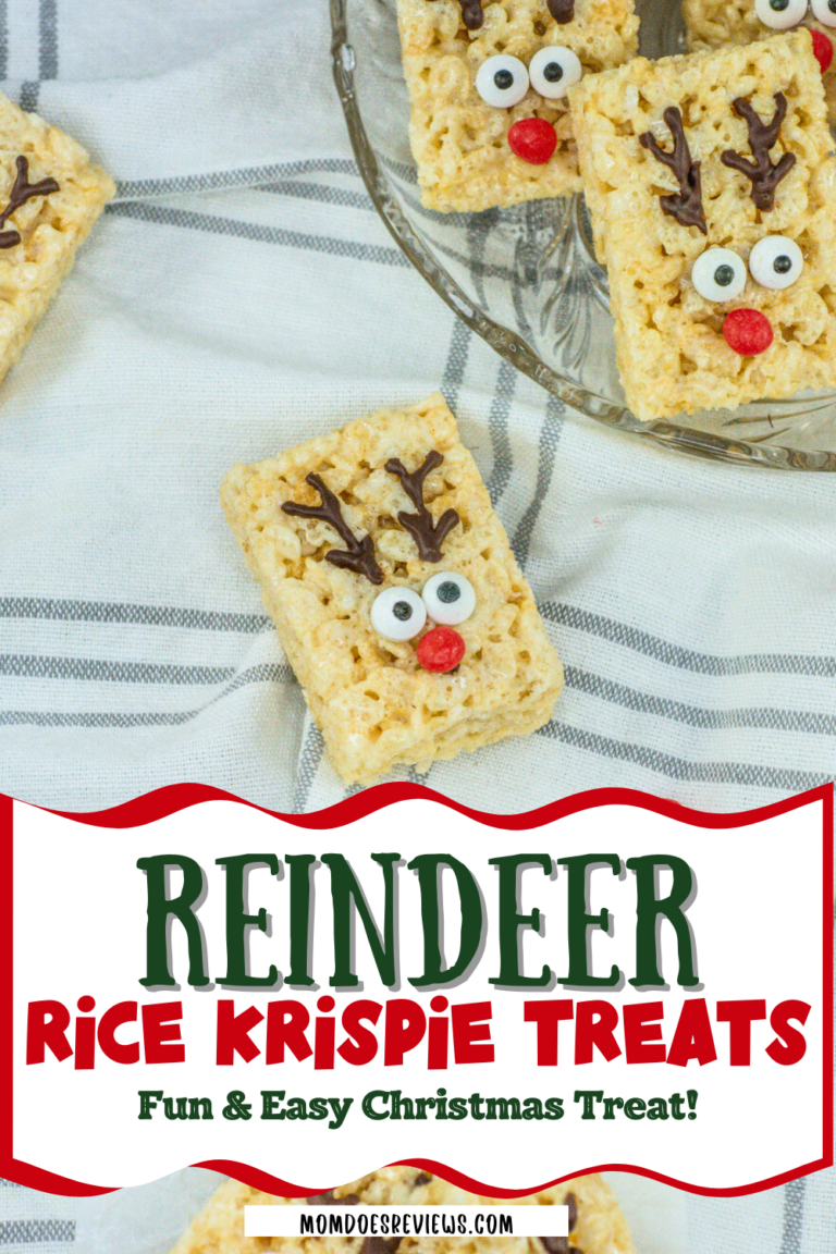 Reindeer Rice Krispie Treats - Mom Does Reviews