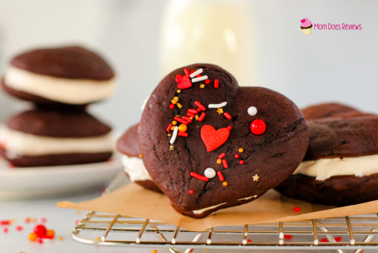 Heart-Shaped Whoopie Pies - Mom Does Reviews