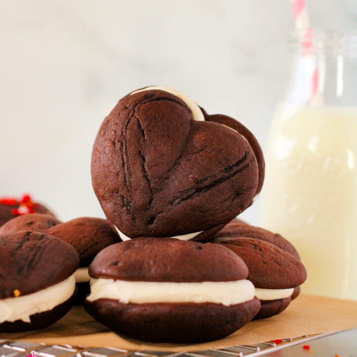 Heart-Shaped Whoopie Pies - Mom Does Reviews