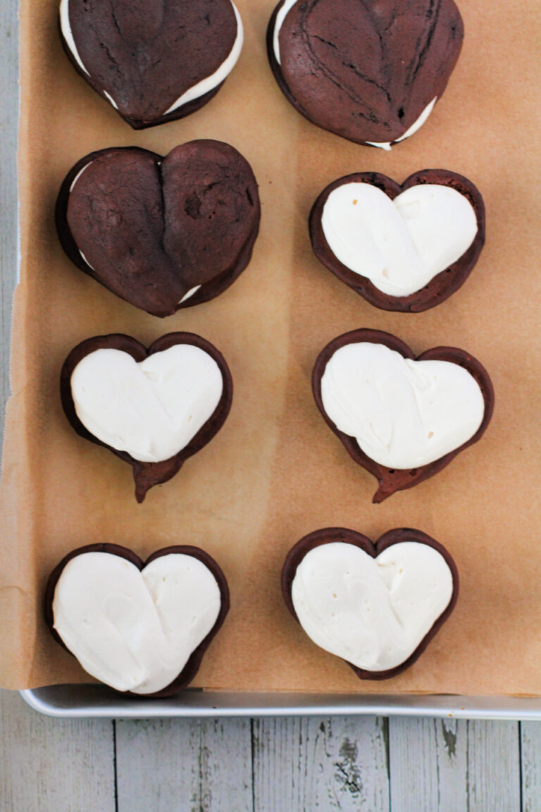 Heart-Shaped Whoopie Pies - Mom Does Reviews