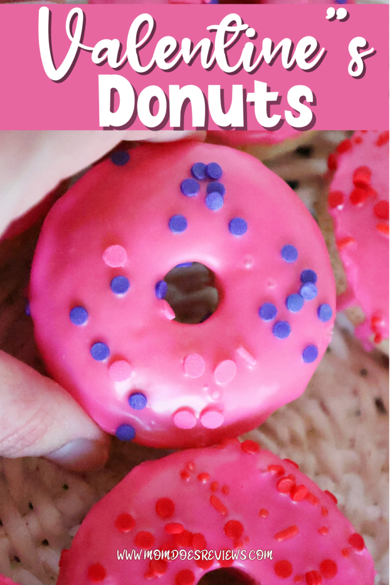 Homemade Valentine's Donuts - Mom Does Reviews