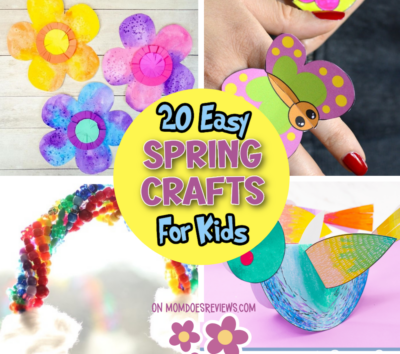 20 Easy Spring Crafts for Kids - Mom Does Reviews