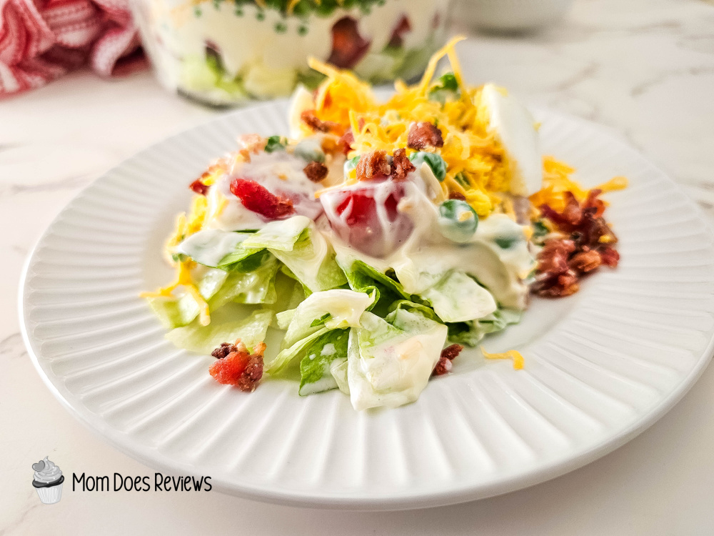 7 Layer Salad Recipe - Mom Does Reviews