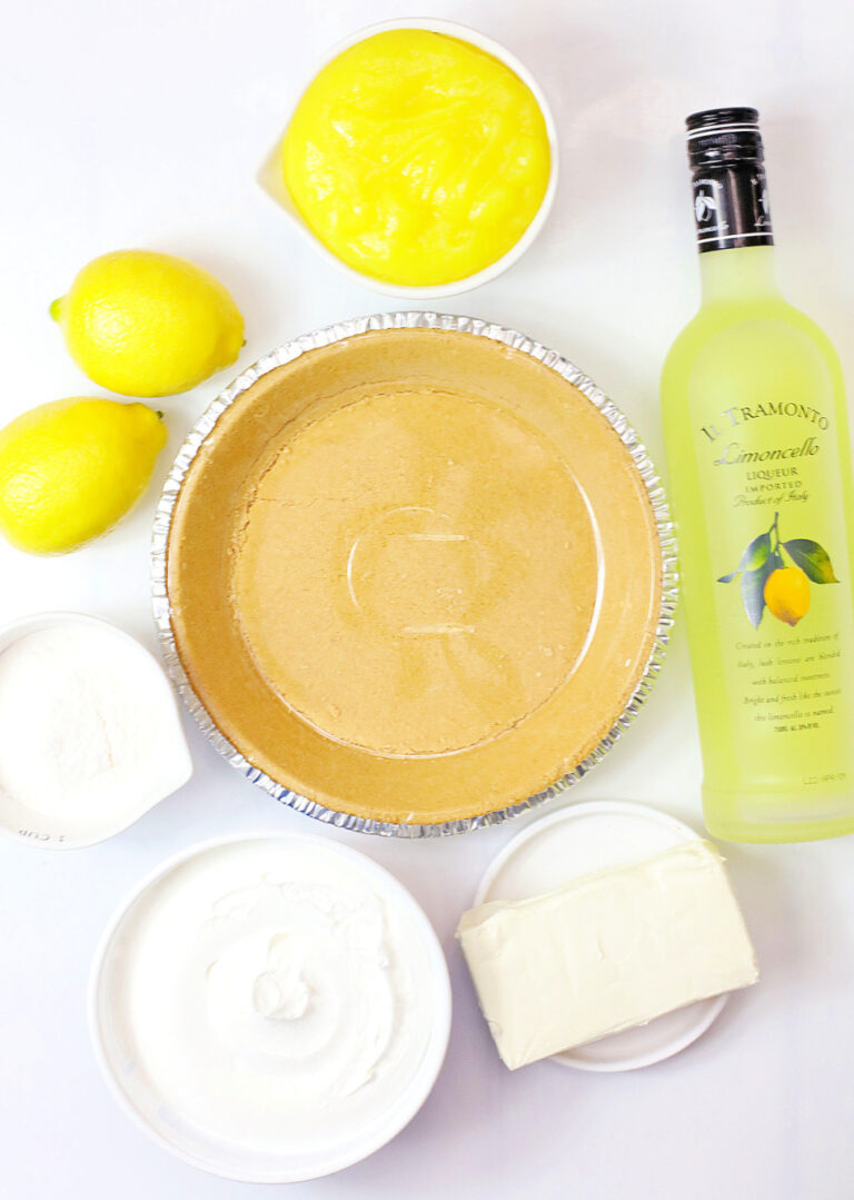 Limoncello Cream Cheese Pie - Mom Does Reviews