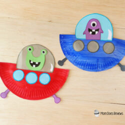 Paper Plate UFO Craft - Mom Does Reviews