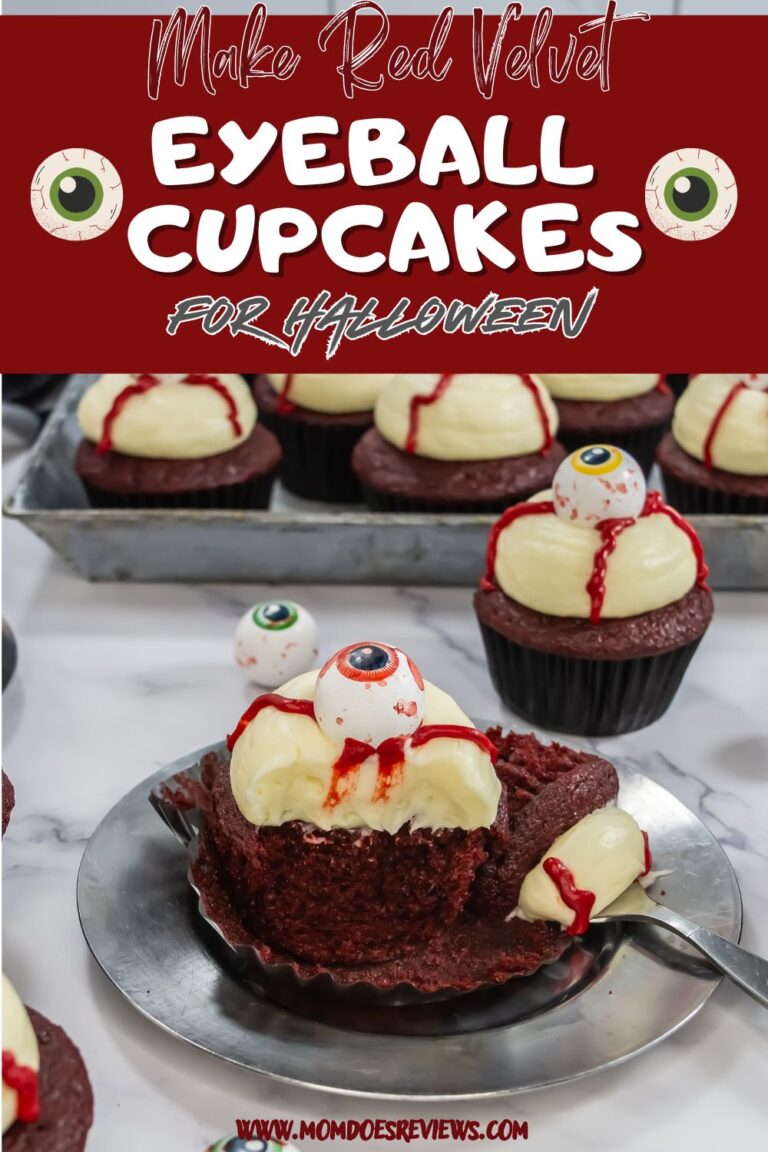 Make Creepy Eyeball Cupcakes for Halloween - Mom Does Reviews
