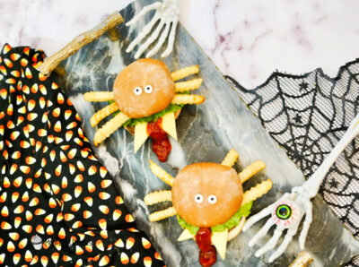 Make Spider Burgers for Halloween! - Mom Does Reviews