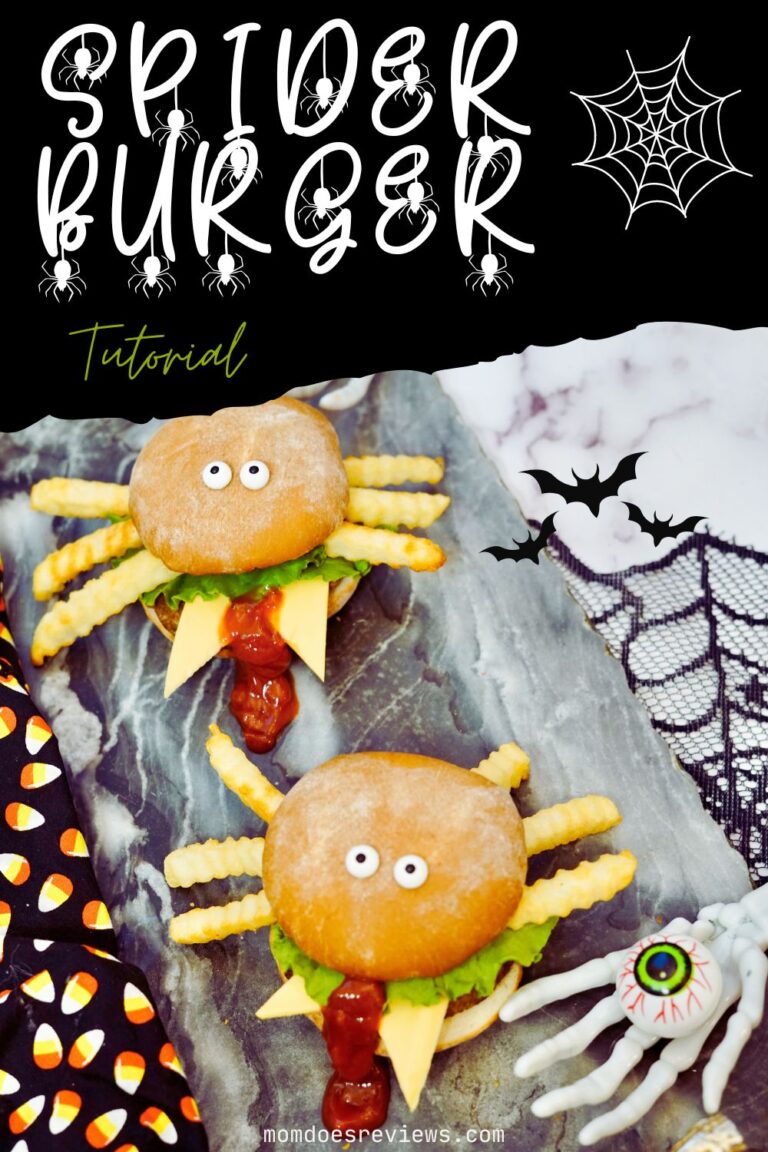 Make Spider Burgers for Halloween! - Mom Does Reviews