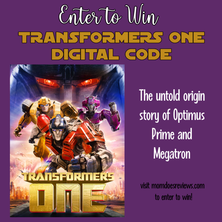 Win Transformers One Digital Code! #TransformersOne - Mom Does Reviews