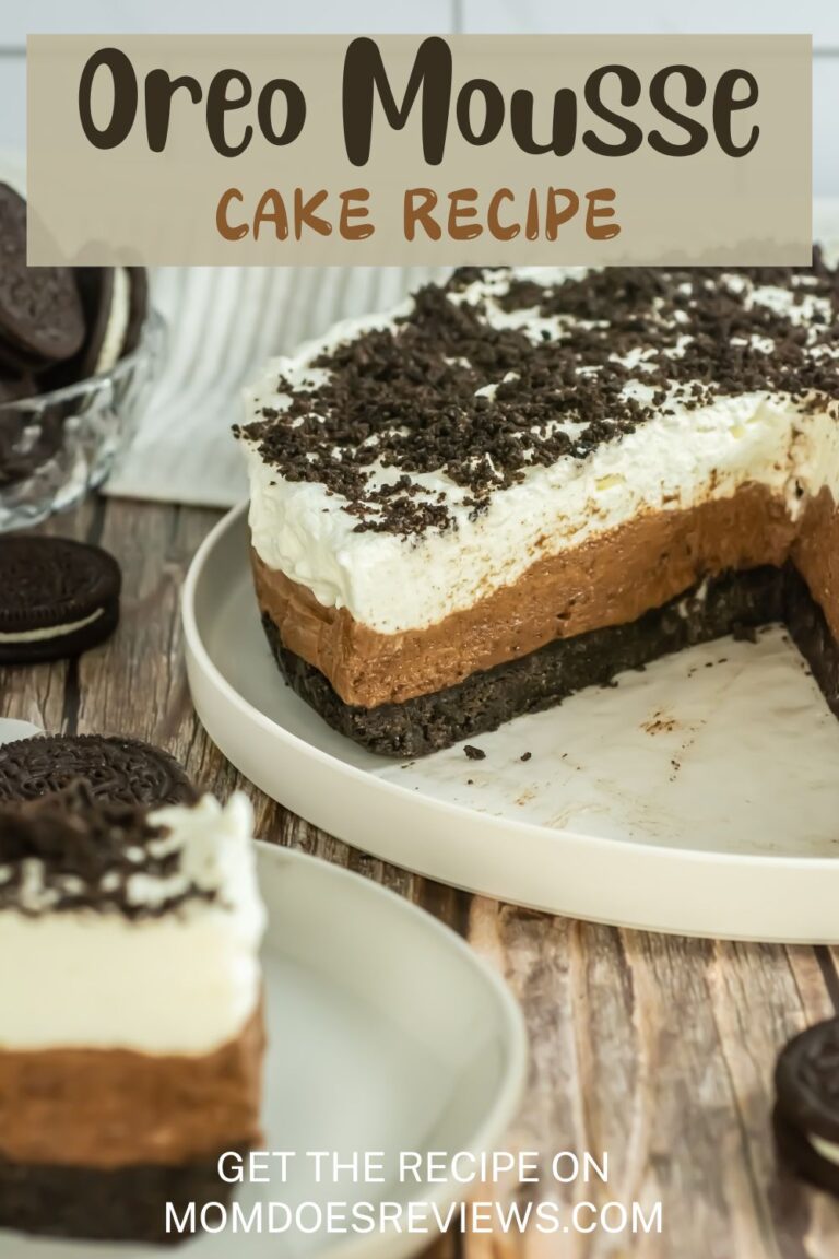No-Bake Oreo Mousse Cake - Mom Does Reviews