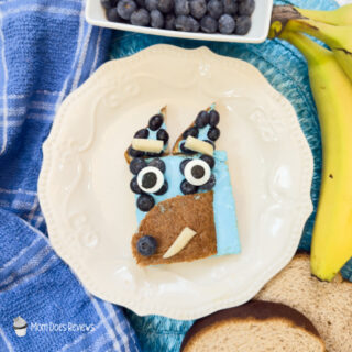 Cute & Easy Bluey Toast - Mom Does Reviews