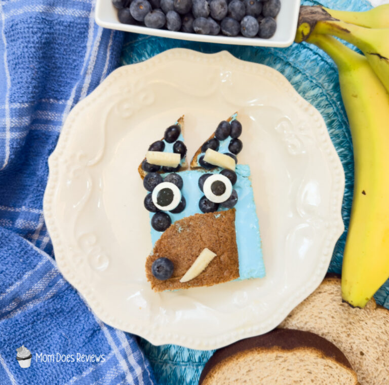 Cute & Easy Bluey Toast - Mom Does Reviews