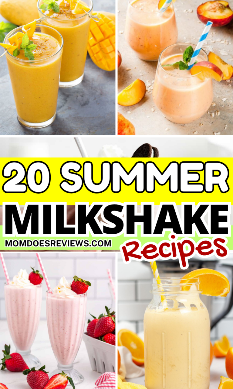 20+ Summer Milkshake Recipes - Mom Does Reviews