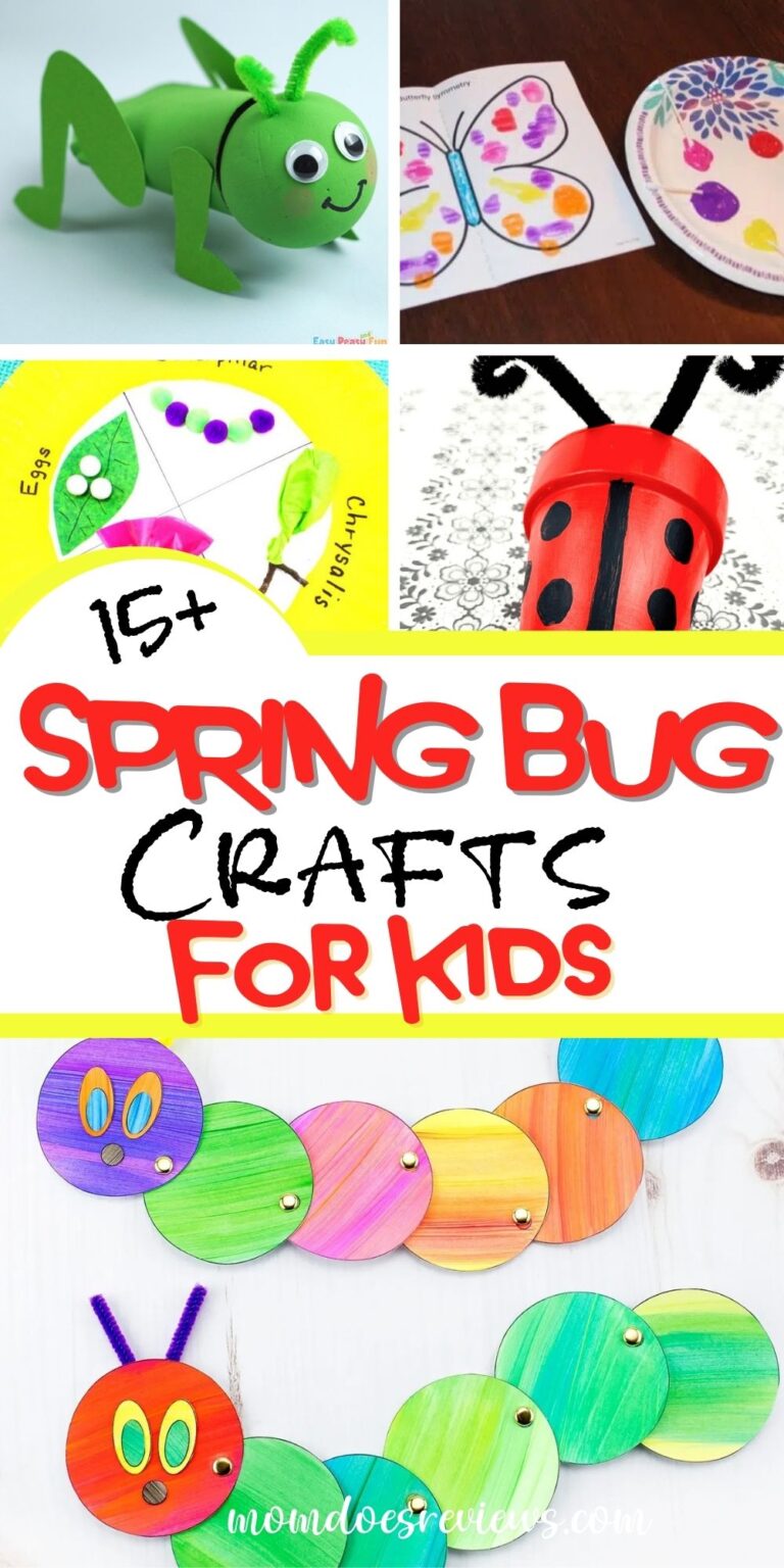 15 Spring Bug Crafts for Kids - Mom Does Reviews