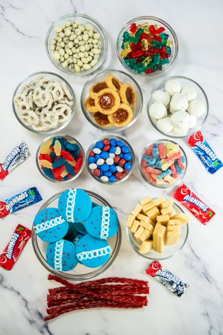The Ultimate Red, White, and Blue Dessert Board - Mom Does Reviews