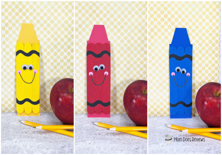 Dollar Store Craft Stick Crayons Tutorial - Mom Does Reviews