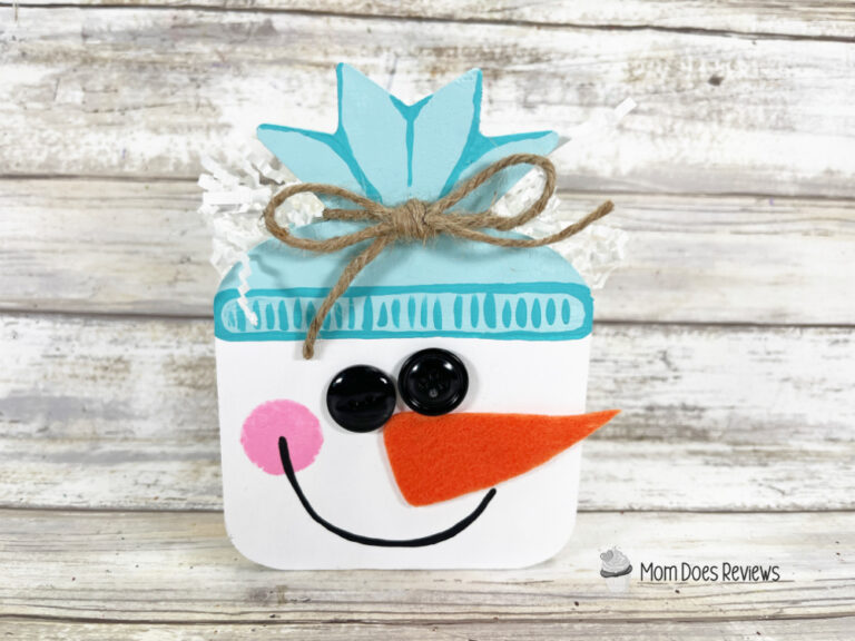 Dollar Store Pineapple Snowman Craft (Christmas in July) - Mom Does Reviews