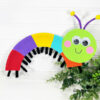 Dollar Store Paper Plate Caterpillar Craft - Mom Does Reviews
