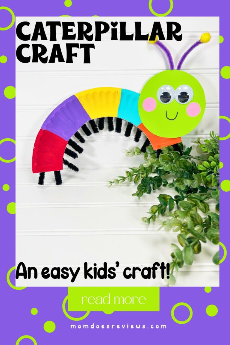 Dollar Store Paper Plate Caterpillar Craft - Mom Does Reviews