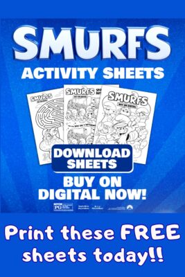 Free Smurfs Activity Sheets | Printable Coloring & Games for Kids # ...