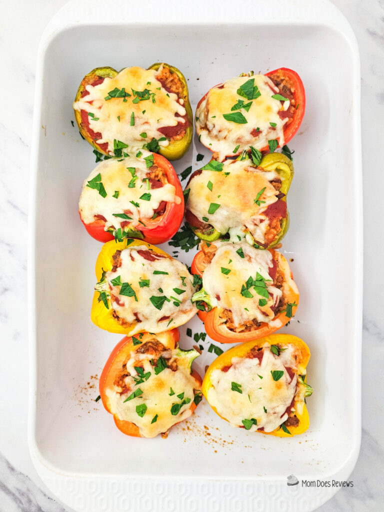 Classic Stuffed Peppers Recipe - Mom Does Reviews