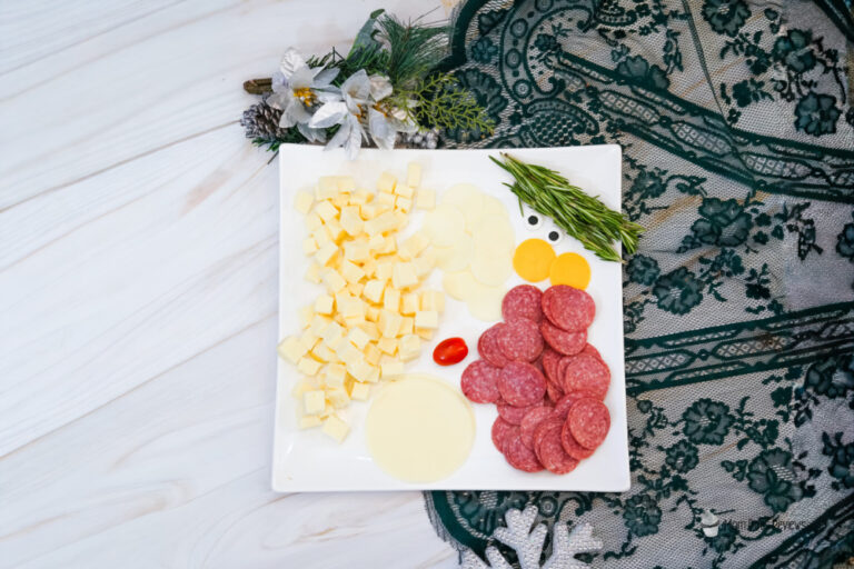 Make a Santa Cheese Plate - Mom Does Reviews