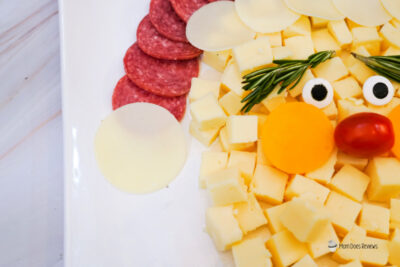 Make a Santa Cheese Plate - Mom Does Reviews