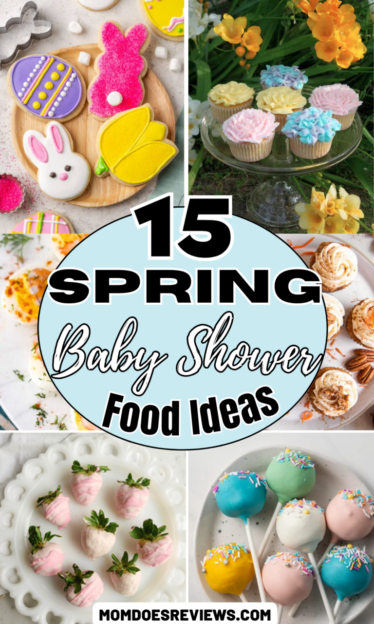 15 Spring Baby Shower Food Ideas - Mom Does Reviews
