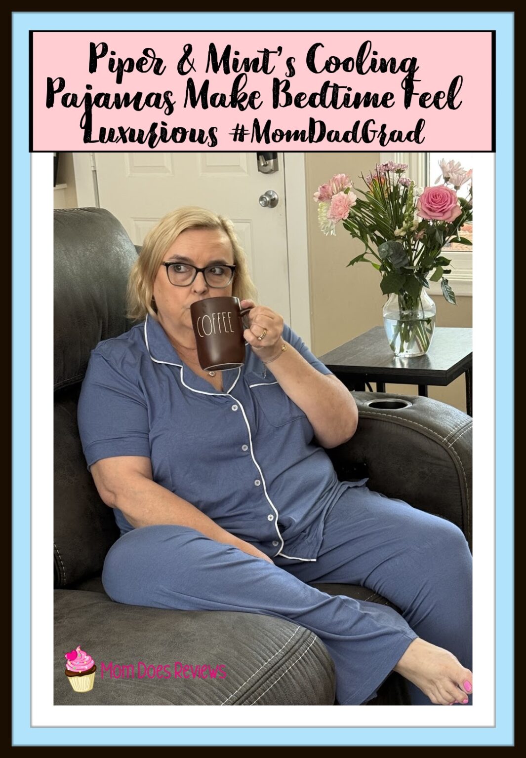 Piper & Mint Cooling Pajamas Make Bedtime Feel Luxurious #MomDadGrad ...