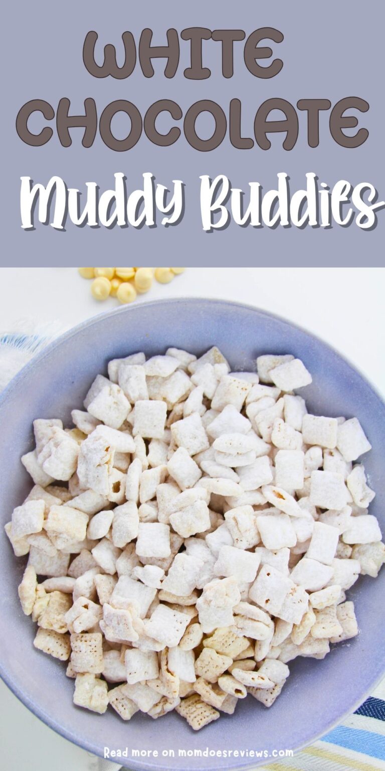 White Chocolate Muddy Buddies - Mom Does Reviews